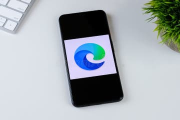 146 Microsoft Edge App Logo Stock Photos - Free & Royalty-Free Stock ...