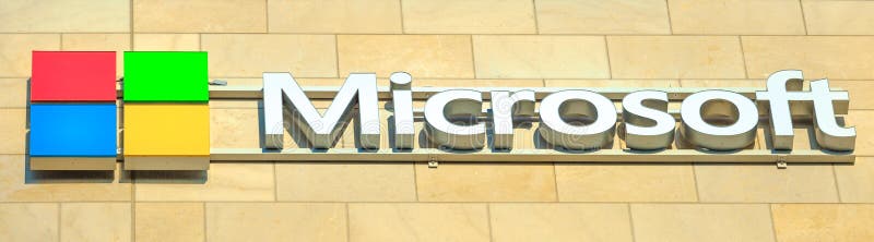 Microsoft Krzemowa Dolina obraz editorial. Obraz złożonej z technologia ...