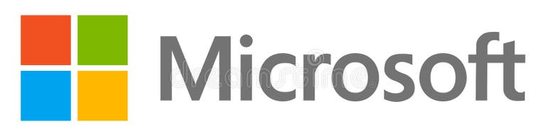 Microsoft Logo. Vector Microsoft Logo on Isolated Background for Your ...