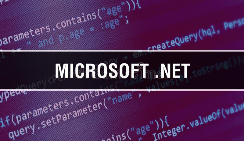 Microsoft .NET with Binary Code Digital Technology Background. Abstract ... Microsoft .NET with Binary Code Digital Technology Background. Abstract ...
