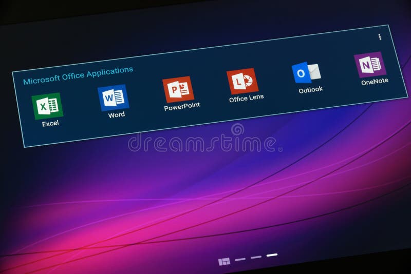 Microsoft Office-Anwendungen Auf Samsungs-Tablet Mit Android ...