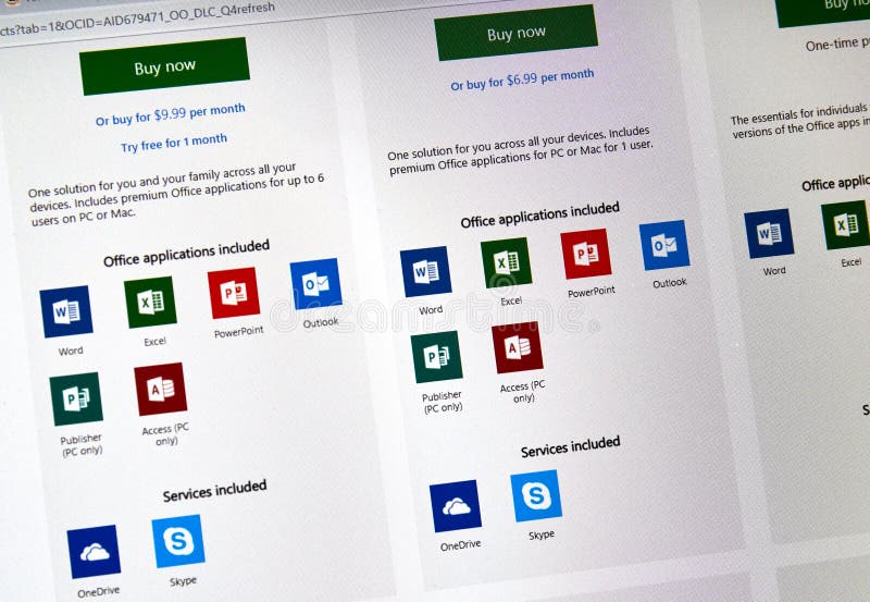 Microsoft Office 365 Iconos Imagen editorial - Imagen de pantalla ...