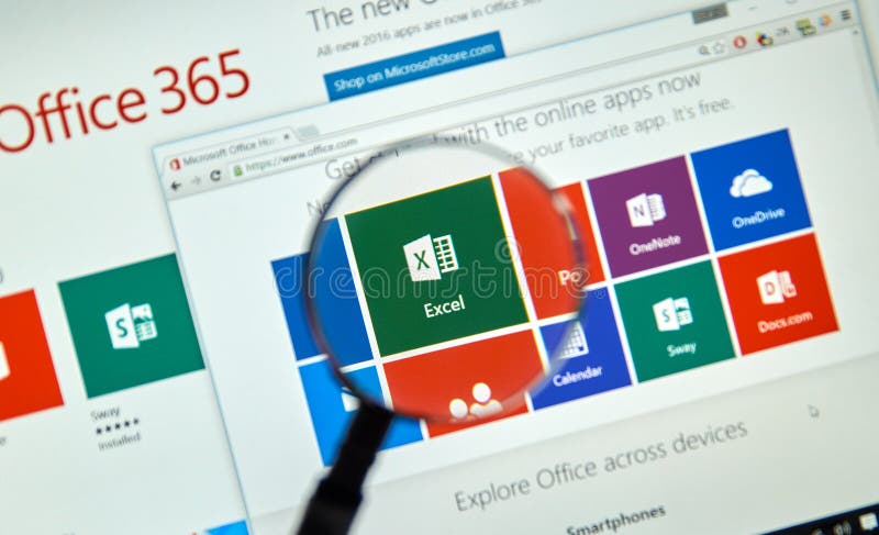 Microsoft Office 365 editorial photo. Image of products - 69434086