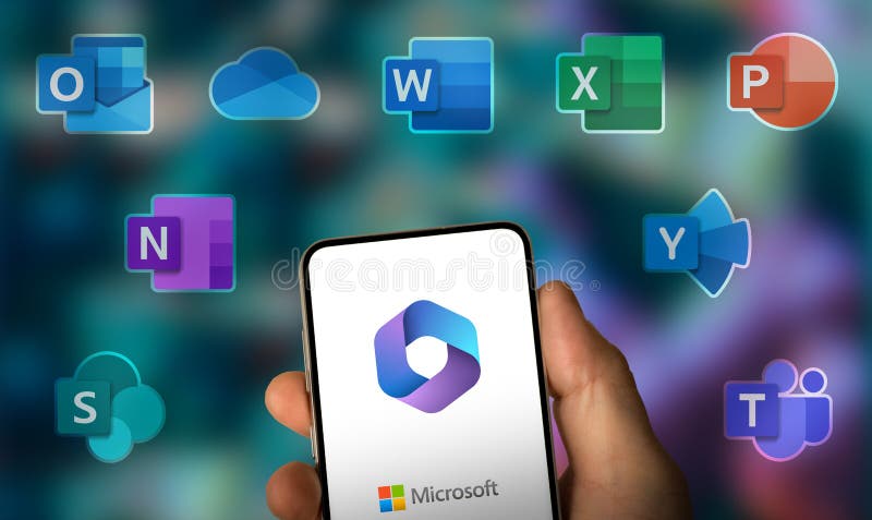 Microsoft 365 Office Software Product Displayed on Smartphone Editorial ...