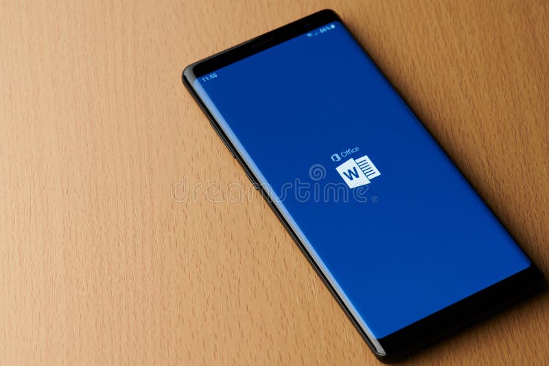 Microsoft Office Word Application on Smartphone Screen Editorial Photo ... Microsoft Office Word Application on Smartphone Screen Editorial Photo ...