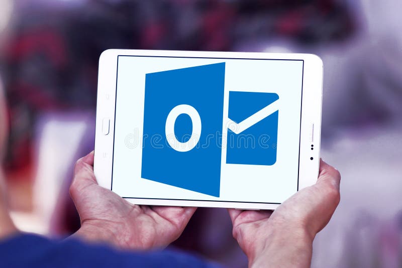 Microsoft outlook logo editorial photography. Image of symbols - 97866302