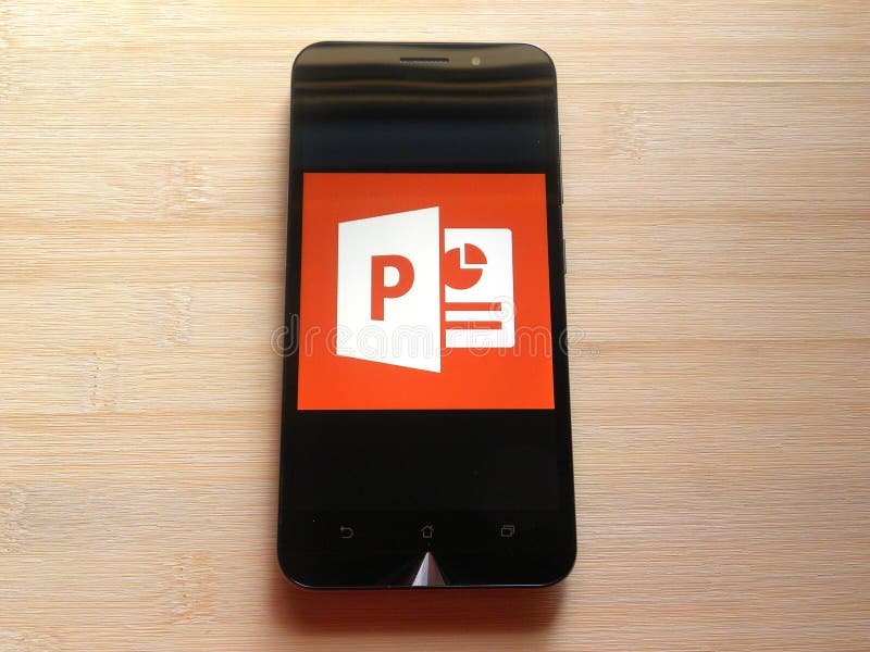 Microsoft PowerPoint editorial stock image. Image of design - 145243314