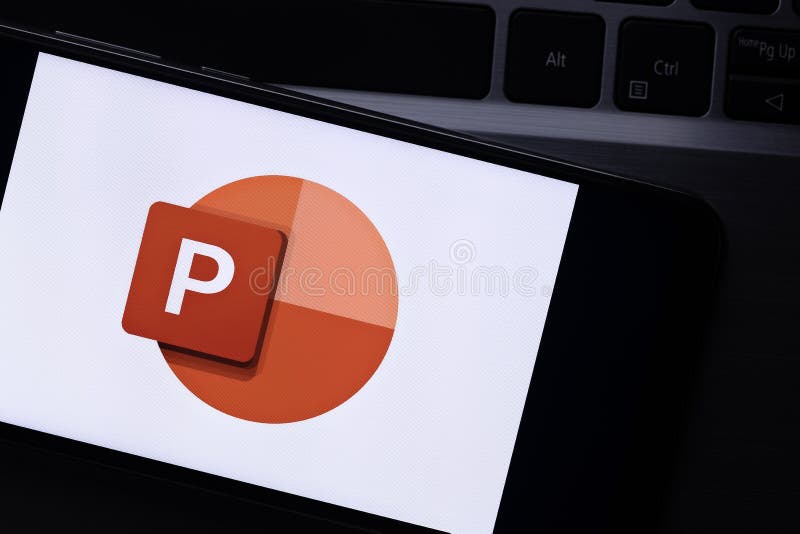 Microsoft PowerPoint Editorial. Illustrative Photo for News about ...