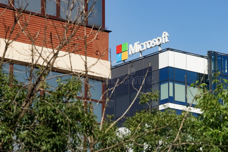 Microsoft`s Headquarters in Bucharest, Romania Editorial Stock Image ...