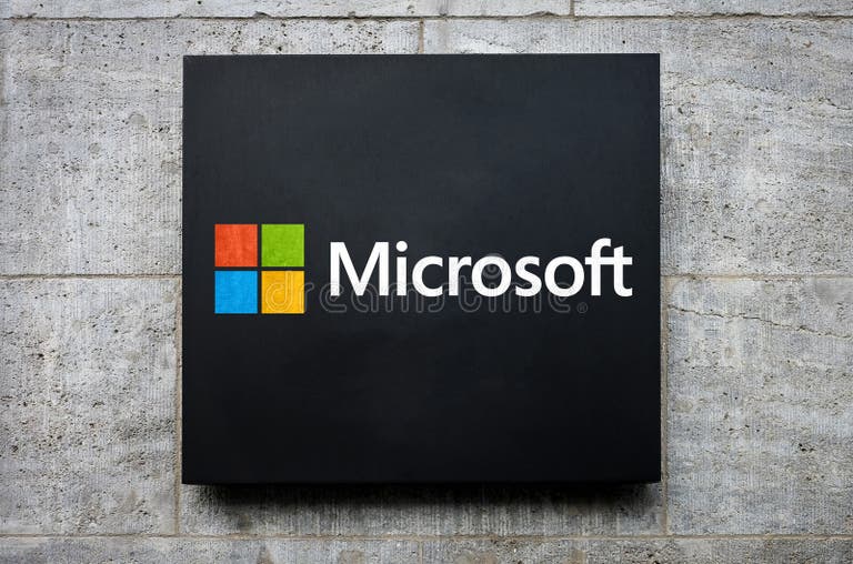 Microsoft Store logo editorial stock photo. Image of software - 250761983