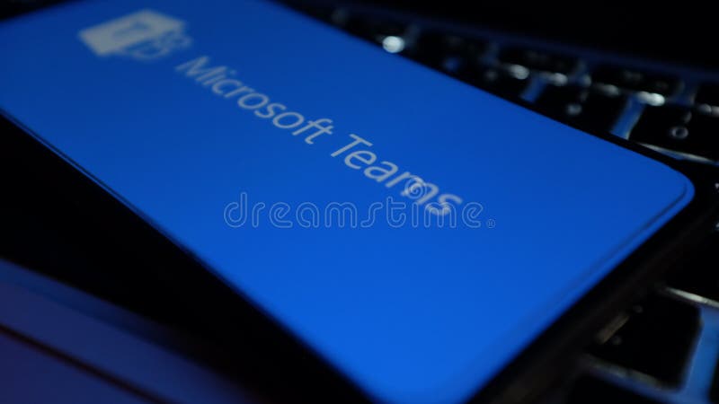 Microsoft Teams is a Unified Communication Editorial Photography ...