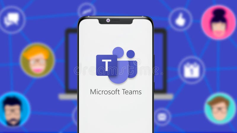 Microsoft Teams is a Unified Communication Editorial Photography ...