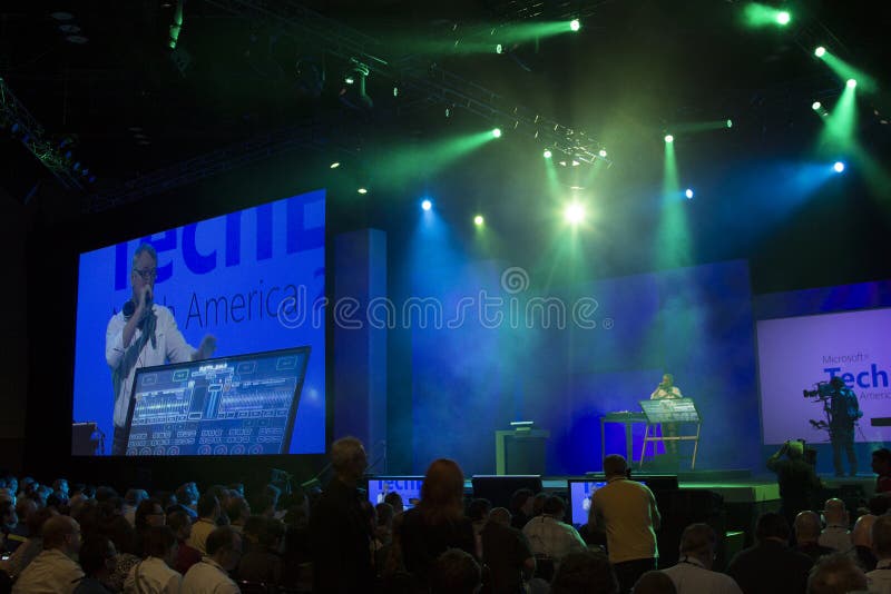 Microsoft TechEd Conference 2012 Editorial Photo - Image of tech ...