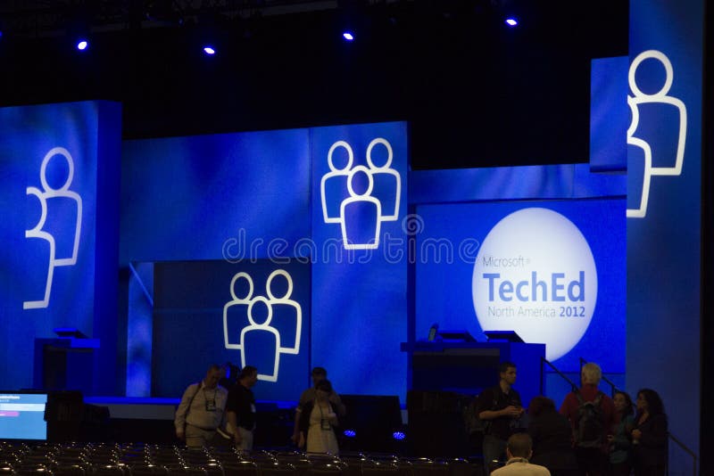 Microsoft TechEd Conference 2012 Editorial Photography - Image of show ...