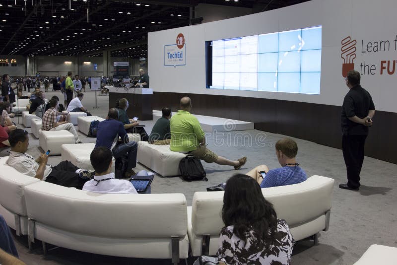 Microsoft TechEd Conference 2012 Editorial Photo - Image of tech ...