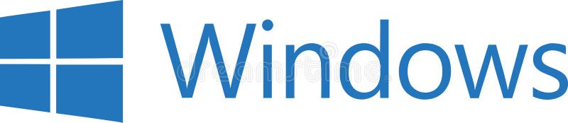 Microsoft Window Logos, Window Operating System Logotype Vector ...