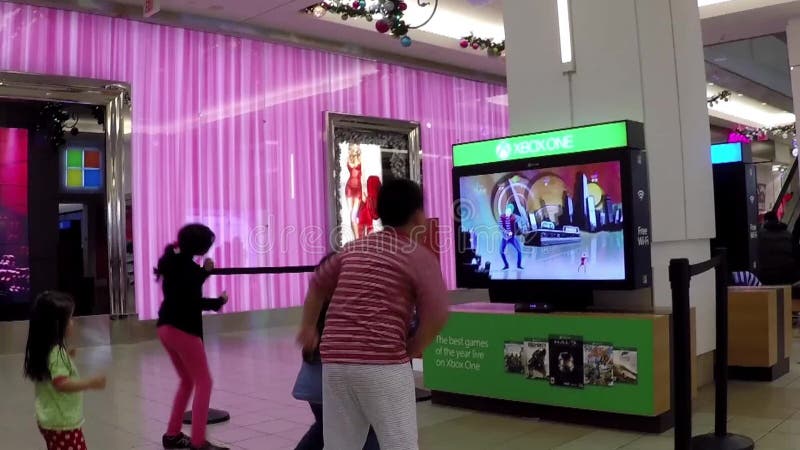 Microsoft Xbox Demonstrates Paint Game Stock Video - Video of cellphone ...