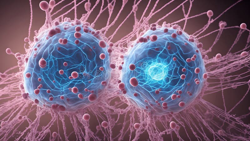 Microscopic T Cell Response Ai Generated Stock Illustration ...