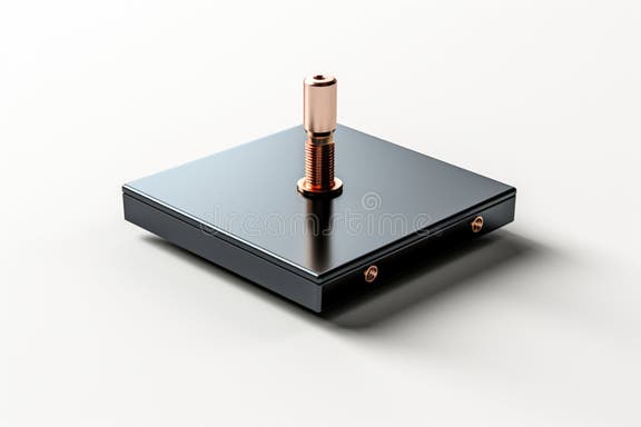 Microstrip Antenna on White Background Stock Illustration ...