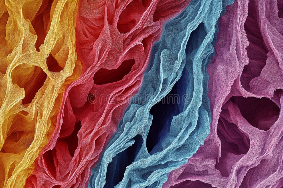 Microstructure of Natural Materials Showcases Intricate Patterns and ...