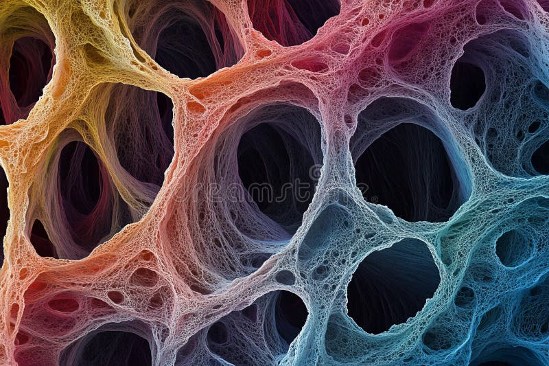 Microstructure of Natural Materials Showcases Intricate Patterns and ...