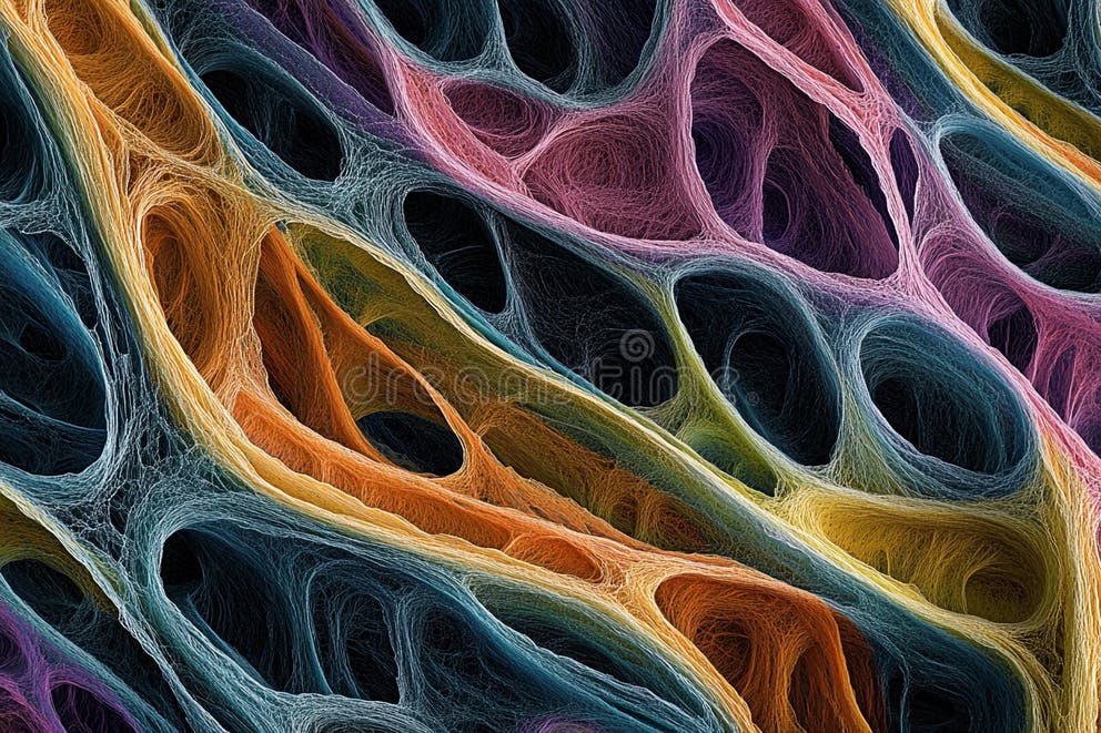 Microstructure of Natural Materials Showcases Intricate Patterns and ...