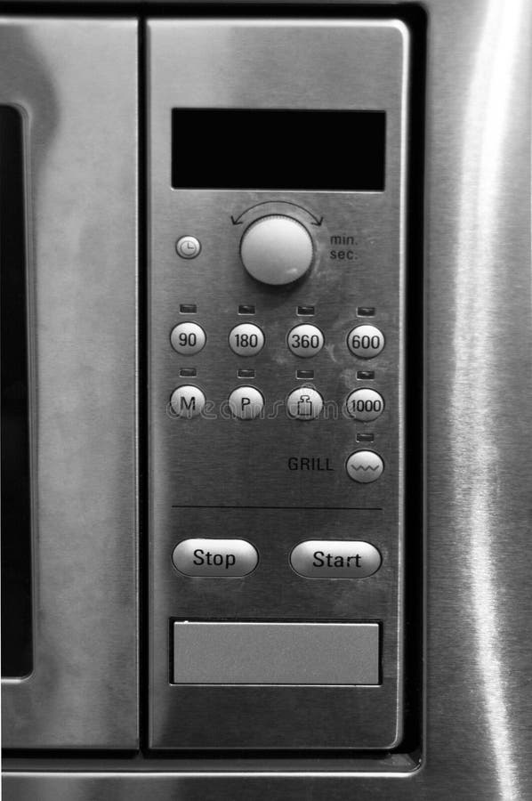 Inox microwave and oven stock image. Image of cabinet - 132544651