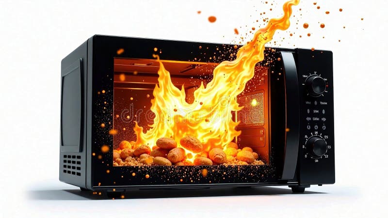 Microwave Culinary Catastrophe a Stunning Visual Explosion of Food ...
