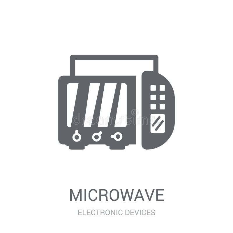 Microwave Icon. Trendy Microwave Logo Concept on White Background from ...