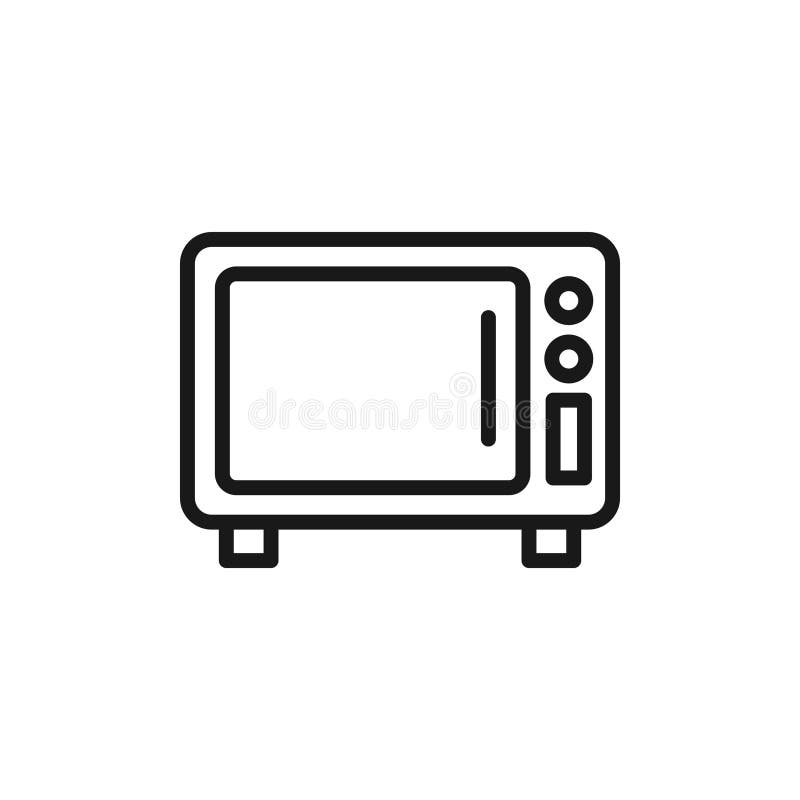 Microwave Icon Group Symbol or Sign Vector Stock Illustration ...