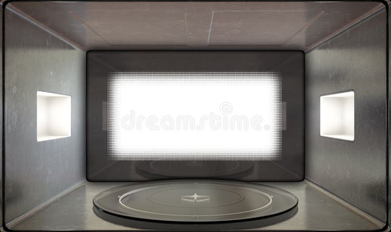 Microwave Interior stock illustration. Illustration of internal - 114089446