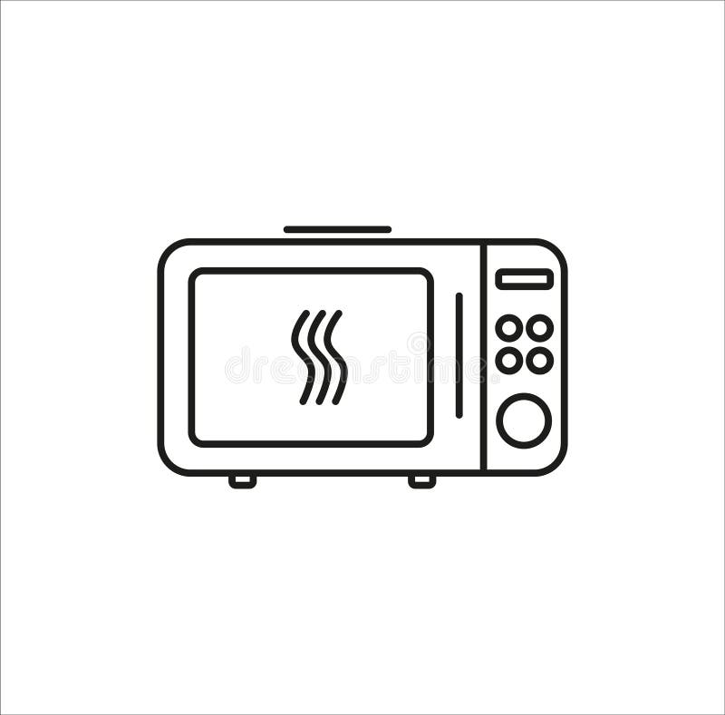 Open Microwave White Background Stock Illustrations – 713 Open ...