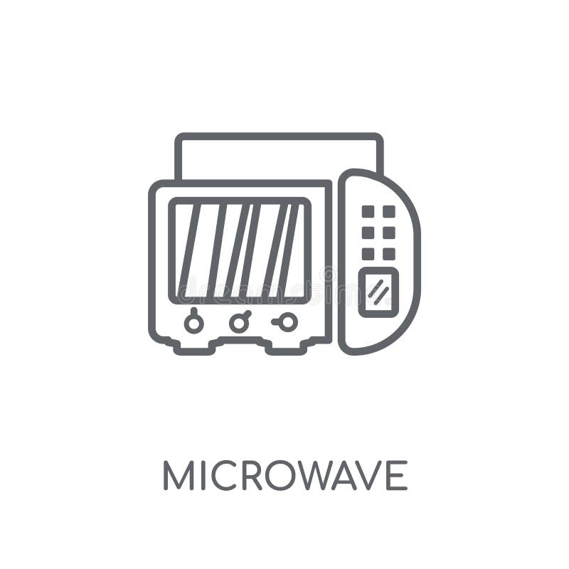 Microwave Oven Linear Icon. Modern Outline Microwave Oven Logo C Stock ...