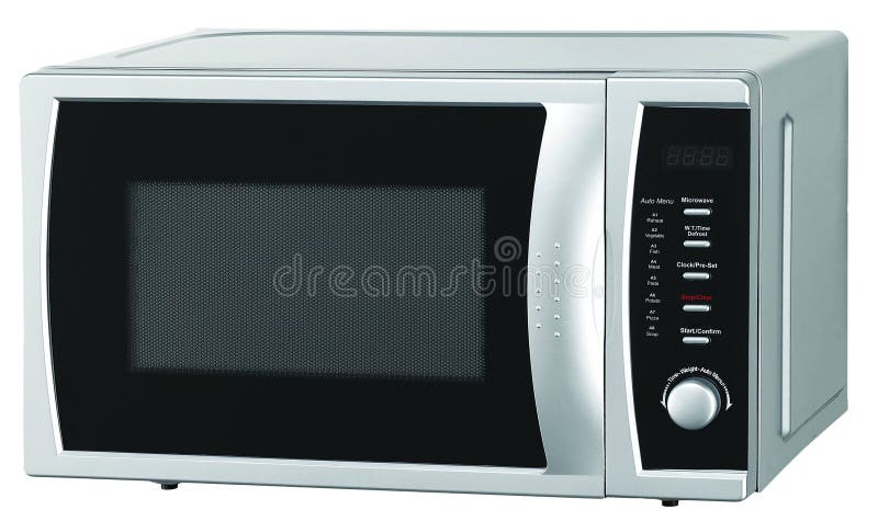 Microwave oven stock image. Image of isolated, kitchenware - 13367021