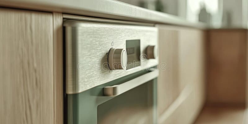 Close Up Microwave Oven Electric Technology Device in Modern Luxury ...