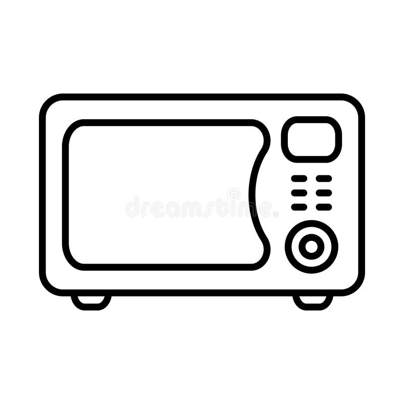 Microwave Oven Icon. Kitchen Appliance Icon. Simple Microwave Oven Icon ...