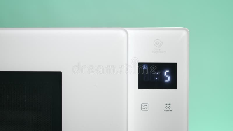 Digital Microwave Timer Counting Down from Stock Footage - Video of ...