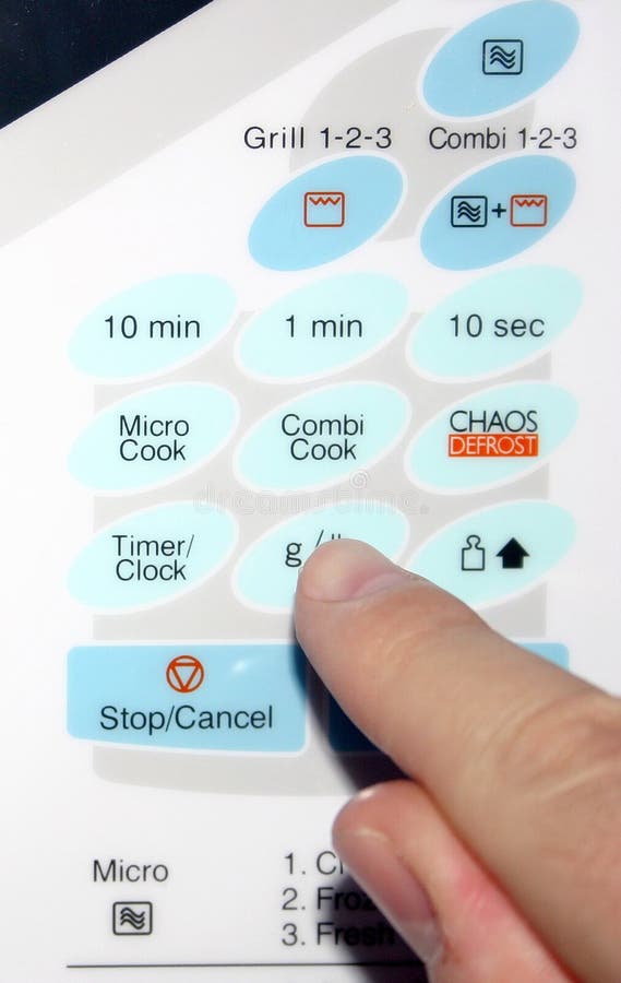 Microwave Touchpad stock image. Image of electronics, dinner - 59359