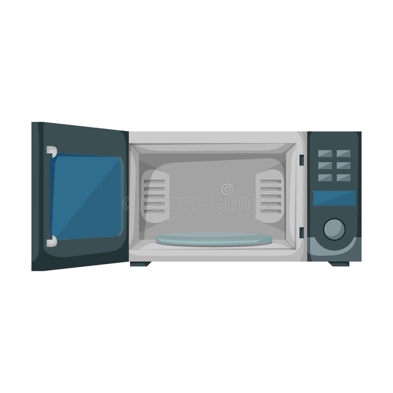 Microwave Open Cartoon Stock Illustrations – 202 Microwave Open Cartoon ...