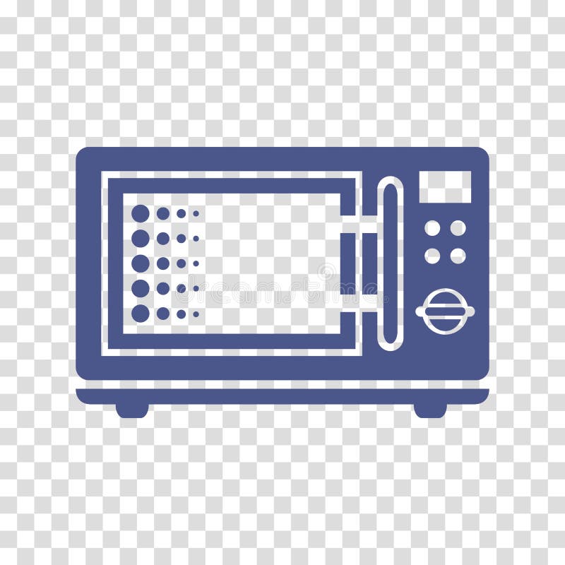 Microwave vector icon stock vector. Illustration of cooking - 87975868