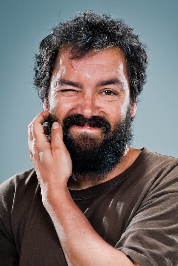 Mid Adult Man with Confused Expression Stock Photo - Image of ...