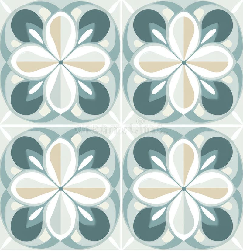 Mid-century Modern Wrapping Paper with an Off-white Starburst Pattern ...