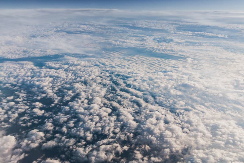 Mid - Level Clouds Include Altocumulus and Altostratus Stock Image ...
