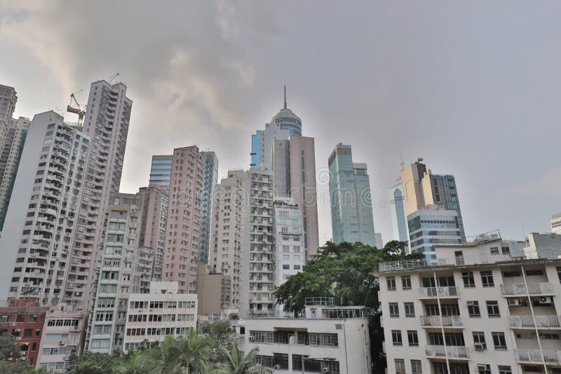 A Mid Level Vie of Central Office Building Stock Photo - Image of ...