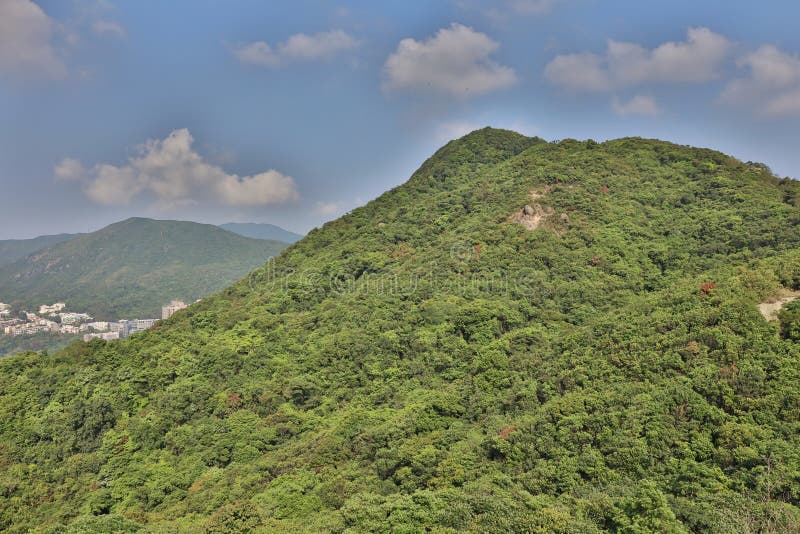 Mid-Levels of MOUNT CAMERON at Hk Stock Image - Image of building ...