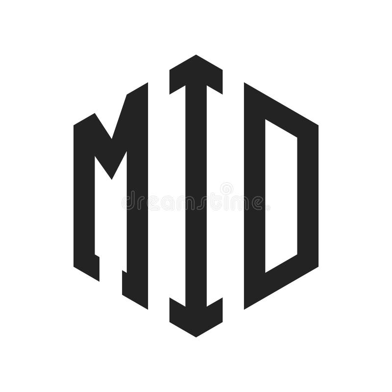 MID Logo Design. Initial Letter MID Monogram Logo Using Hexagon Shape ...