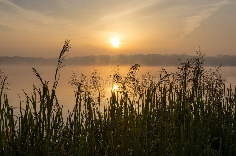 Mid-morning over lake. stock photo. Image of nature, travel - 47663834