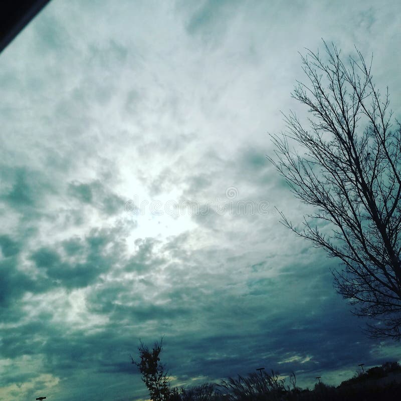 Mid-morning sky stock photo. Image of midmorning, cloudy - 73553940