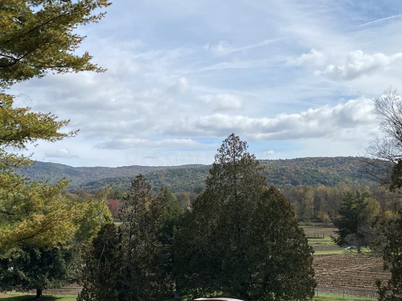 Mid-October in Cambridge NY Stock Image - Image of landscape, morning ...