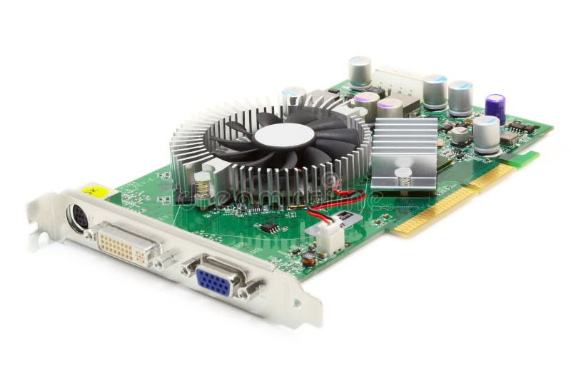 Video card stock image. Image of controller, fiberglass - 1293281